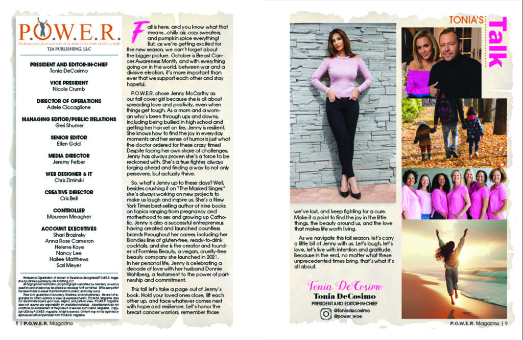 Tonia’s talk - Professional Organization of Women of Excellence Recognized